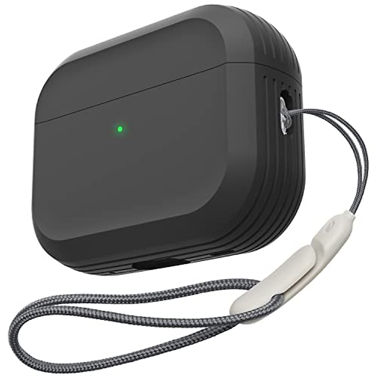 DamonLight AirPods Pro 2 Case Rugged Case Shock Proof Protective Cover for Apple AirPods Pro 2nd Generation Case 2022 Released (Black)