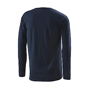 Speedo Unisex-Adult T-Shirt Long Sleeve Crew Neck Vintage , New Speedo Navy, X-Large