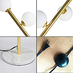 Hsyile Lighting KU300198 Cozy Elegant Modern Creative Floor Lamp for Living Room,Bedroom,Office,9 Lights