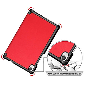 Gylint for Lenovo Tab M8 8.0'', Smart Case Trifold Stand Slim Lightweight Case Cover for LenovoTab M8 Gen 3 2022/Tab M8 HD LTE 2021/ Tab M8 HD/Smart Tab M8/Tab M8 FHD 2019 M8 8" Tablet Red
