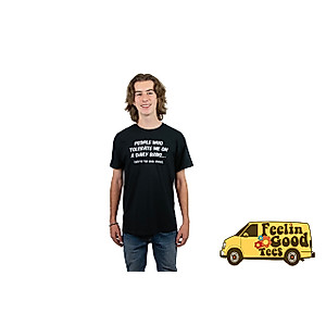 People Who Tolerate Me On A Daily Basis Sarcastic Funny T Shirt XL Black