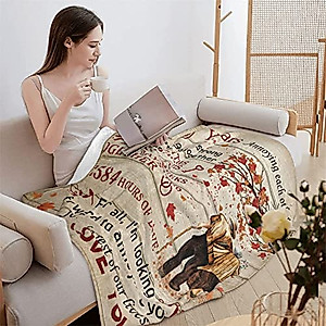 OWL QUEEN Gifts for 6th Anniversary Blanket 6th Wedding Anniversary 6 Years of Marriage Throw Blankets Gift for Husband Wife Couple Gifts 50"x60"