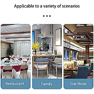 Round glass turntable Lazy Susan Turntable 360° Smooth rotating Tray Turning Table Serving Plate (Color : Transparent, Size : 90cm/35.4in)