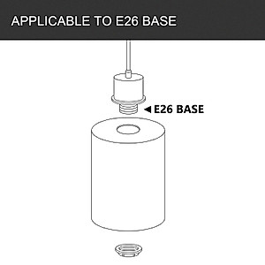 White Line Painted Glass Shade, Cylinder Globe replacement for Vanity Light, Chandelier (white, 3 Pack)