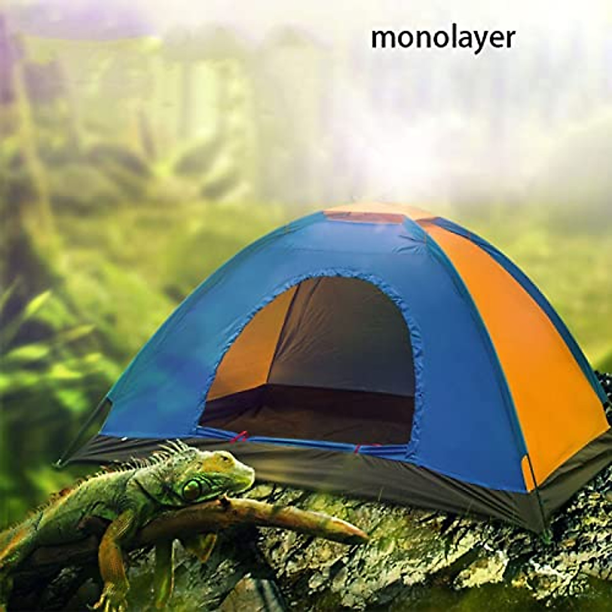 Outdoor Product Single Side Double Hand Tent 4 People Tent Wild Wild Out of Tent Beach Travel Tent(Single)
