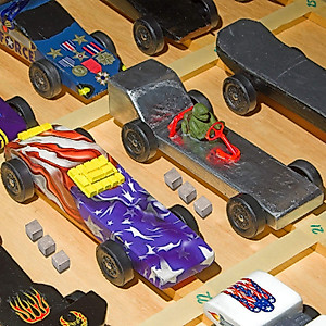 BBTO 12 Pieces Tungsten Weights 1/4 Inch Incremental Cubed Car Cube Weights Compatible with Pinewood Car Derby Weights (2 Ounce)