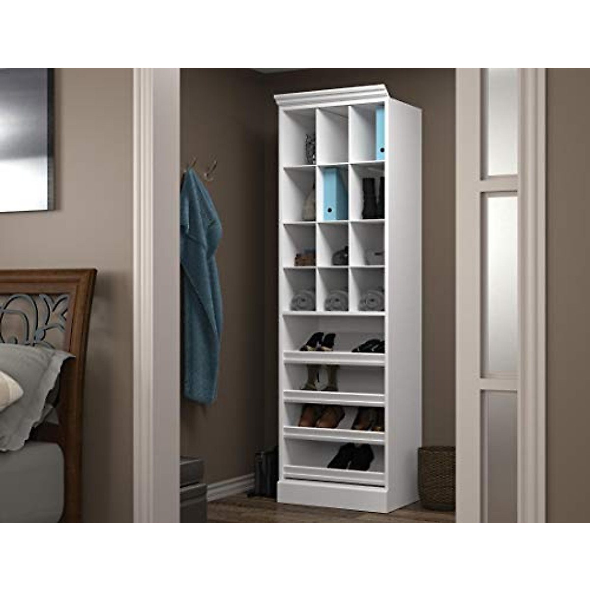 Bestar Versatile 25” Closet Organizer in White