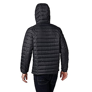 Columbia Mens, Voodoo Falls 590 TurboDown Hooded Jacket, Black, Large
