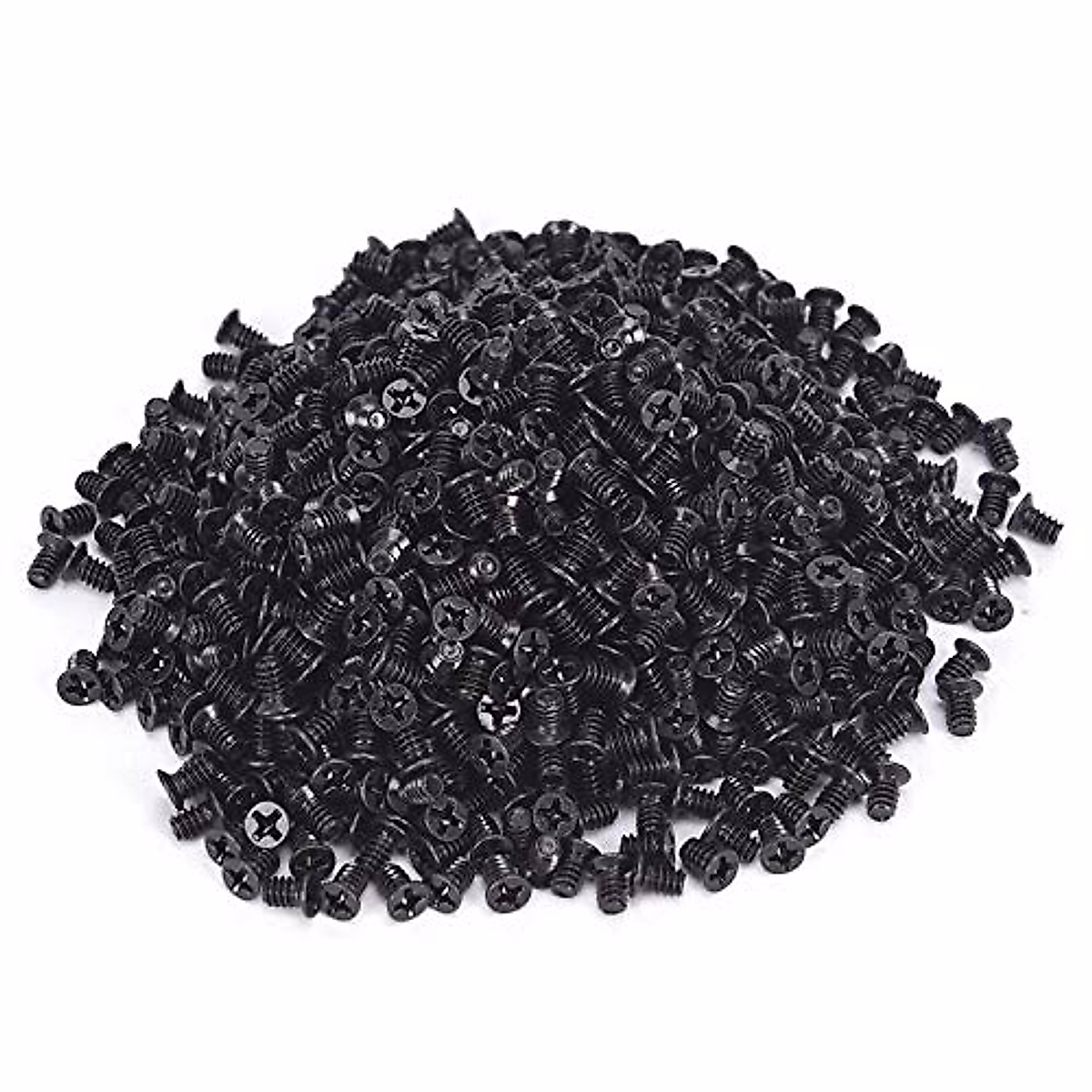 100 PCS/lot Steel 3.5" for Computer Chassis Hard Disk Black Screw SCRW-130200