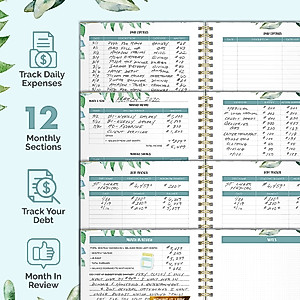 Simplified Monthly Budget Planner - Easy Use 12 Month Financial Organizer with Expense Tracker Notebook - The 2023-2024 Monthly Money Budgeting Book That Manages Your Finances Effectively