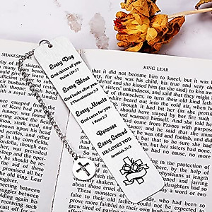 Inspirational Christian Gifts for Women Men Faith Stocking Stuffers Religious Christmas Gifts Bible Bookmarks for Book Lover Sister Best Friend Baptism Gifts for Girls Daughter Church Gifts in Bulk