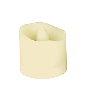 Flameless Candles with Remote LED Tealight Candles Tea Lights Votive Candle with Timer, Unscented Outdoor Flickering Warm White Flame Fake Candles, Battery Operated Candles 200 Hours - 6 Set x 1.3"