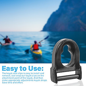 ChangTa Lifetime Emotion Kayak Replacement Seat Clips Pack of 4