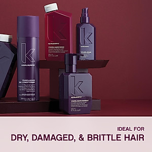 KEVIN.MURPHY YOUNG.AGAIN.WASH & RINSE - Moisturising Shampoo & Moisturising Conditioner - For Dry, Damaged & Brittle Hair - Hair Repair & Hydration - Sulphate Free - 250 mL / 8.4 fl oz - 2 Pack