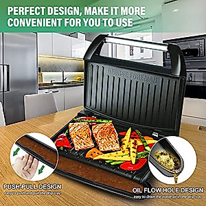 Bonnary Replacement Drip Tray Pan Grease Catcher for George Foreman 14.5"，Easy to Clean Grill Grease Tray Tray for George Foreman Grill Parts