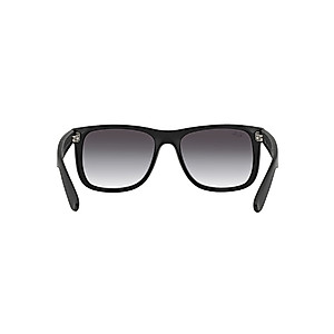 Ray-Ban Justin New Sunglasses (54 mm, Matte Black Frame Black Lens)