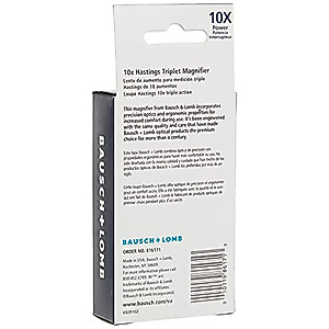 Bausch and Lomb Sight Savers Hastings Triplet 10X Magnifier 816171