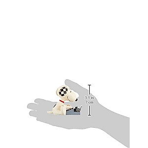 Enesco Jim Shore Peanuts Snoopy Typing Miniature Figurine, 3 Inch, Multicolor