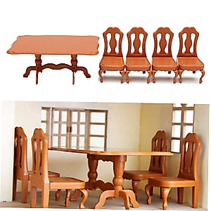 Totority 2 Sets Kids Resin Table and Chairs Child Mini