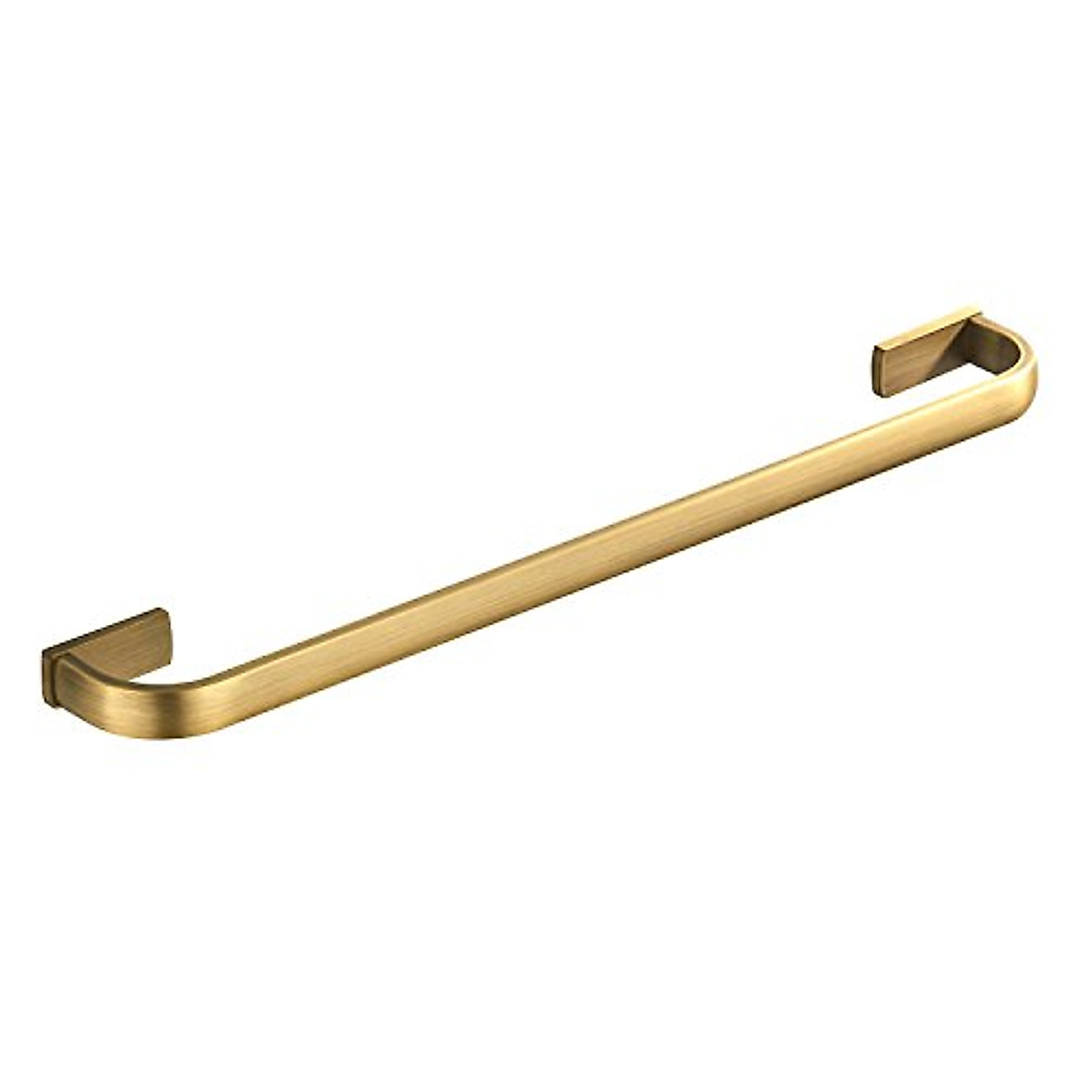 Flybath Towel Rail Bar Single Layer Brass Antique Holder Wall Mounted 57 cm / 22.44 inches, Brushed Bronze