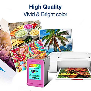 greencycle Re-Manufactured 63XL 63CXL Ink Cartridge Compatible for HP Envy 4520 4510 4528 OfficeJet 4650 4658 3830 5255 5258 DeskJet 1110 2136 3636, with New Version chip (Tir-Color, 3 Pack)