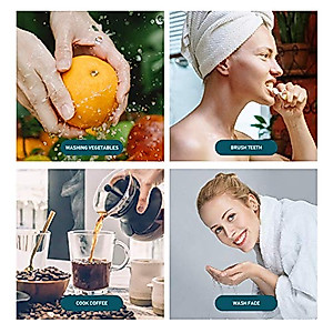 Baluue Ceramic Filter Candle Water Filter Replacement Cartridges Ceramic Water Filter Cleaning Tool