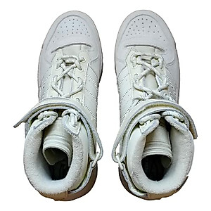 adidas Originals Men's Ivy Park Forum Mid Sneaker (Aluminum/Court White/Brown, 8)