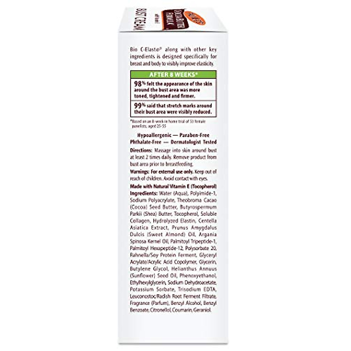 Palmer's Cocoa Butter Formula Bust Cream for Pregnancy Skin Care with Vitamin E, 4.4 oz. (Pack of 3)
