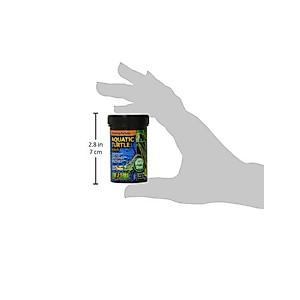 Exo Terra Adult Aquatic Turtle Food, Floating Pellets for Reptiles, 0.7 Oz., PT3251
