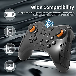 DOBE FOMIS ELECTRONICS Switch Controller, Wireless Pro Controller Gamepad Compatible with Switch Support Screenshot and Vibration Functions