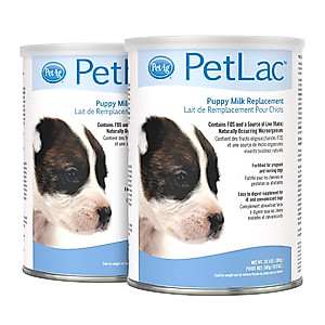 Pet-Ag PetLac Powder for Puppies - 10.5 oz, Pack of 2 - Puppy Milk Replacement Powder for Puppies Newborn to Six Weeks Old - Easy to Digest