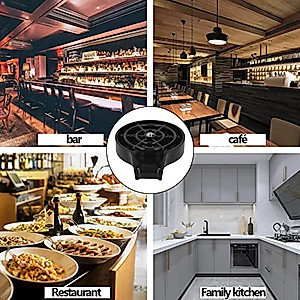 High Pressure Glass Rinser Washer Glasswasher Cleaner Glass Washer Bar Sink for Pub Automatic Washing Equipment Wash Machine Glass Washers (Black)