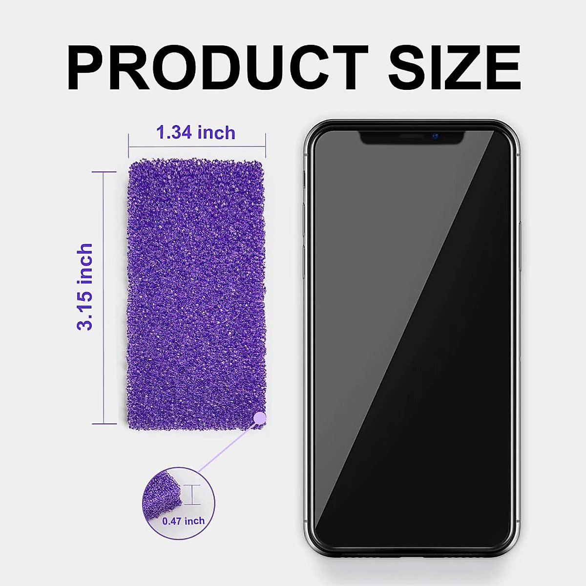 BPrettier Foot Pumice Stone Pumice Stone for Feet Foot Scrubber Sponge Callus Remover Dead Skin,Pedicure Supplies Nail Salon Home Use 40 PCS