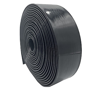 LukLoy 2" Wide Vinyl Straps for Patio Chairs Repair 20ft Long Patio Garden Furniture Replacement Straps with 20 Rivets, Black