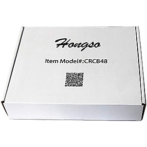 Hongso CRCB48 Ceramic Briquettes Grill Bricks Replacement for Lynx L27, L30, L30PSP, L36, L42, L54, L5430, L54PS, LBQ27, LBQ36 and Other Gas Grill, 48-Piece Barbecue Briquettes Gas Grill Stones