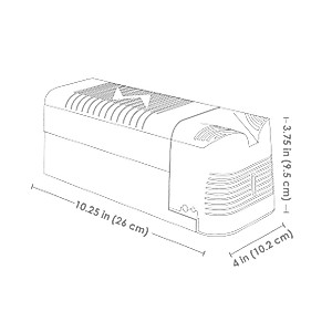 Sunnydaze Electric Mouse Traps Indoor for Home - Rat Zapper Electronic Rat Trap - for Mice and Rats - USB-Powered - Black