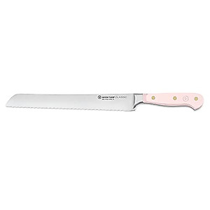 WÜSTHOF Classic Pink Himalayan Salt 9" Double Serrated Bread Knife