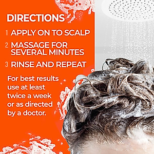 Medicasp Coal Tar Gel Anti Dandruff Shampoo, Treats Seborrheic Dermatitis & Psoriasis, Formulated for Dry, Flaky & Itchy Scalp Treatment, for Women & Men, 6 Ounce (Pack of 2)