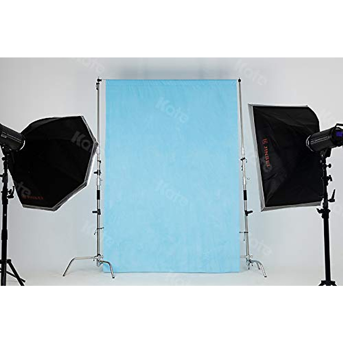 Kate 6ft×9ft Solid Light Blue Backdrop Portrait Photography Background for Photography Studio Children and Headshots Sky Blue Backdrop Background for Photography Photo Booth
