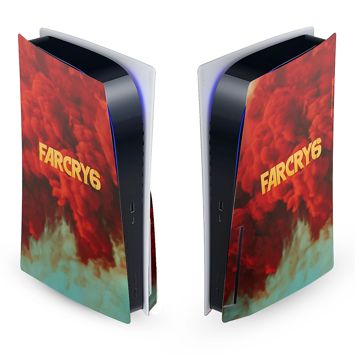 Head Case Designs Officially Licensed Far Cry 6 Graphics Logo Vinyl Faceplate Sticker Gaming Skin Decal Cover Compatible With Sony PlayStation 5 PS5 Disc Edition Console