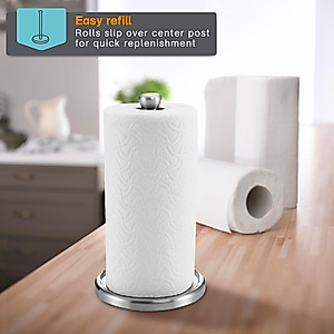 Polder Stainless Steel Single-Tear Paper Towel Holder