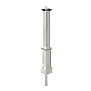Mayne 5835-WH Signature Outdoor Lamp Post, 9.5x9.5, White