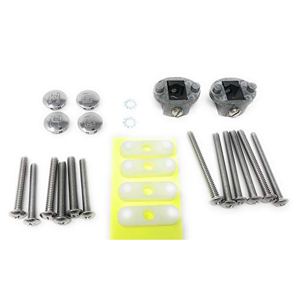 MI MADOL IMPORTS, LLC MADOL Universal Faucet Handle Pair Cold and Hot Water Adapts and Fits on All Lever [2257] Replacement Handle Stems for Shower and/or Bath Mixers ADA Compliant