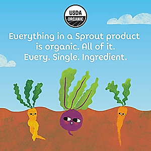 Sprout Organics, Sweet Potato, White Beans & Cinnamon, 6+ Month Pouches, 3.5 oz (12-count)