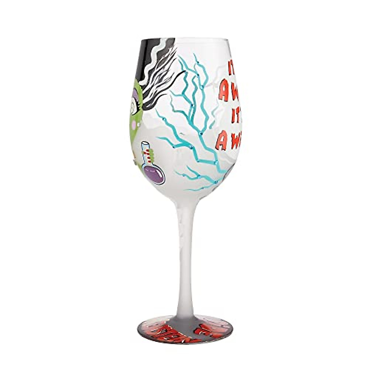 Lolita Bride Corkenstein Wine Glass, 6010663, Multicolor, height 22.5 cm