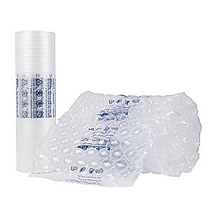 Air Cushion Film, Inflatable Air Bubble Bags Roll 15.8 inchX490feet Small Air Bubbles for Packaging Used with Air Cushion Machine, Shipping Supplies Packaging Materials for Packing Fragile Items