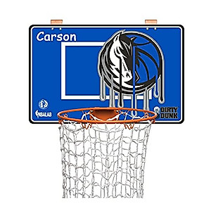 Personalized Dallas Dirty Dunks Mavericks Basketball Hoop Laundry Hamper