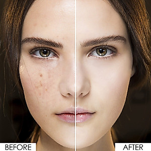 FOCALLURE Flawless Pressed Powder, Control Shine & Smooth Complexion, Pressed Setting Powder Foundation Makeup, Portable Face Powder Compact, Long-Lasting Matte Finish, Porcelain