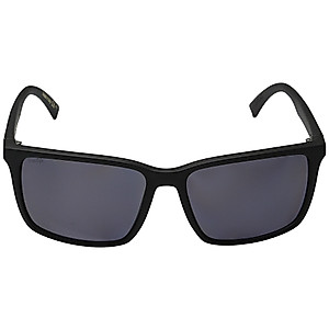 VonZipper Lesmore Sunglasses Matte Black with Wildlife Vintage Grey Polarized Lens