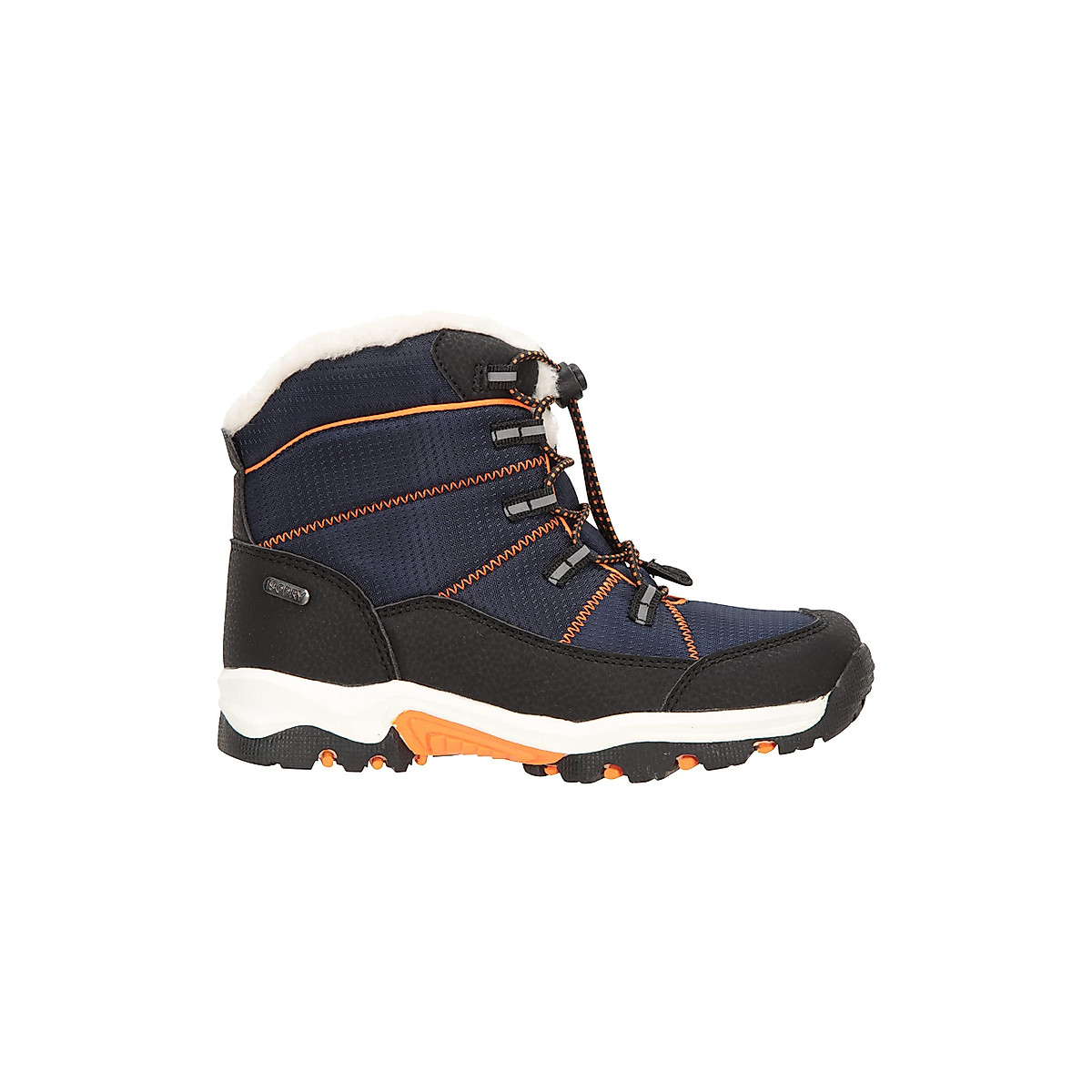 Mountain Warehouse Comet Kids Waterproof Snowboots -Warm Winter Shoes Navy Kids Shoe Size 13 US